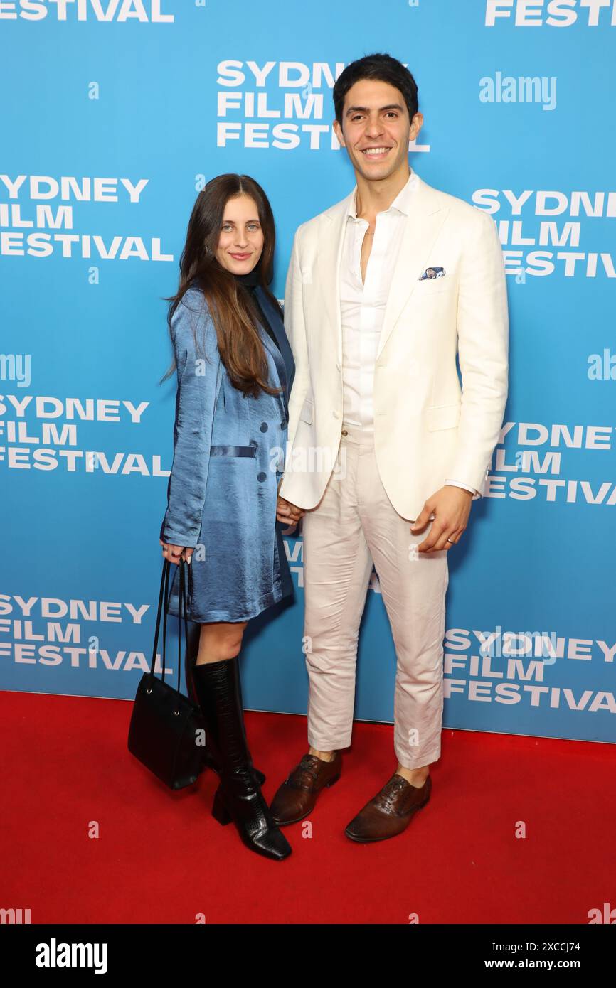 Sydney, Australia. 16th June 2024. Elise Maroun and Julian Maroun ...