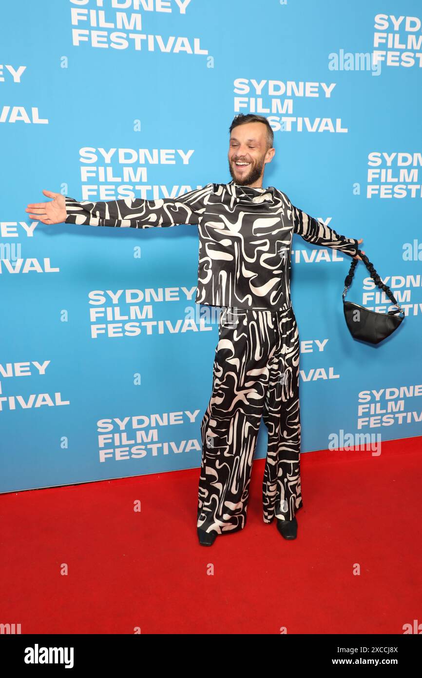 Sydney, Australia. 16th June 2024. Jamie Azzopardi arrives on the red ...