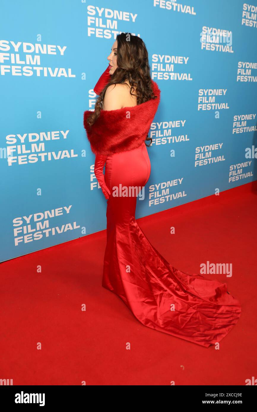 Sydney, Australia. 16th June 2024. Clare McCann arrives on the red ...