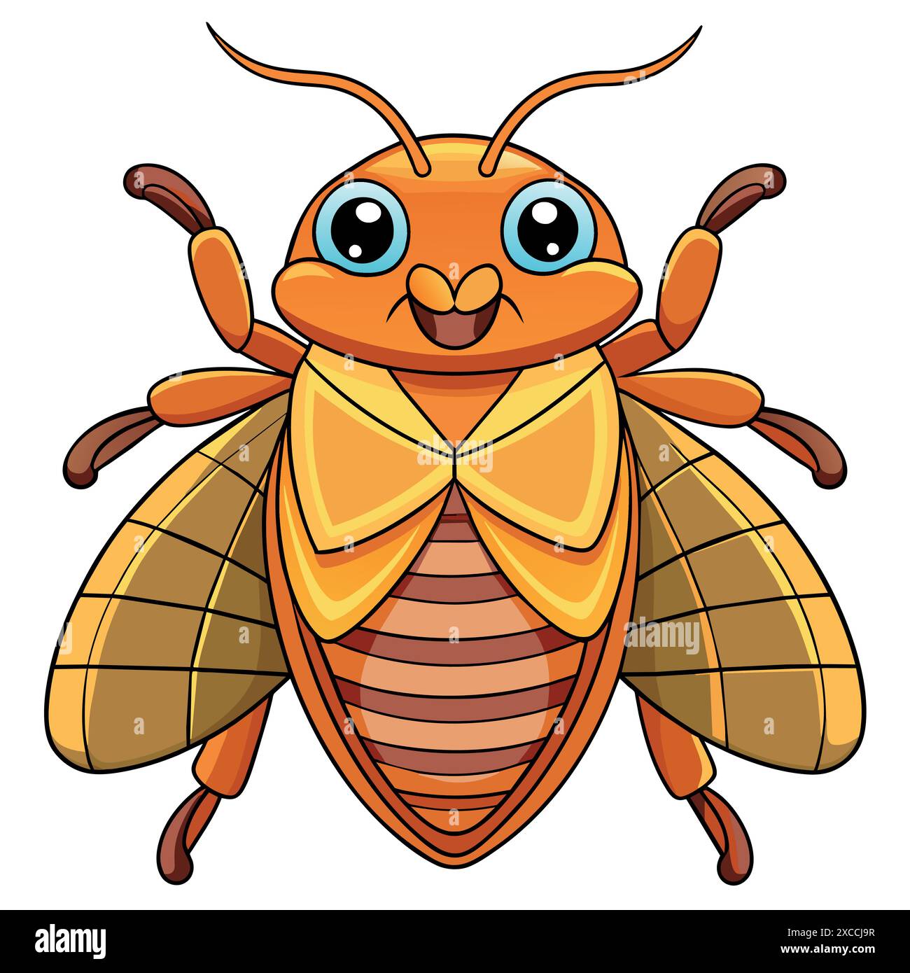 Asian Cockroach bug stay vector kawaii. AI generated image. Clipart ...
