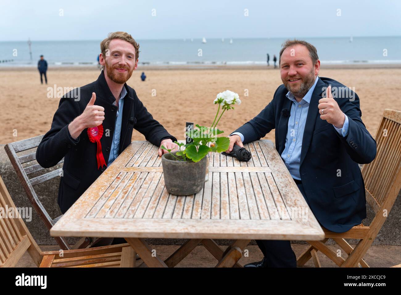 Portobello, Edinburgh, Scotland, UK. 16th June 2024. Ian Murray on a ...