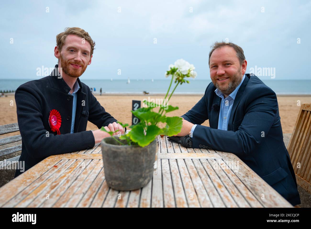 Portobello, Edinburgh, Scotland, UK. 16th June 2024. Ian Murray on a ...