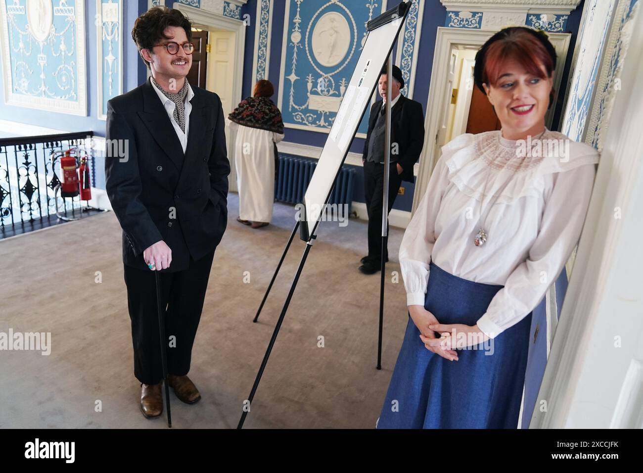 Actor Sean McDermott as 'Stephen Dedalus' ahead of his performance ...