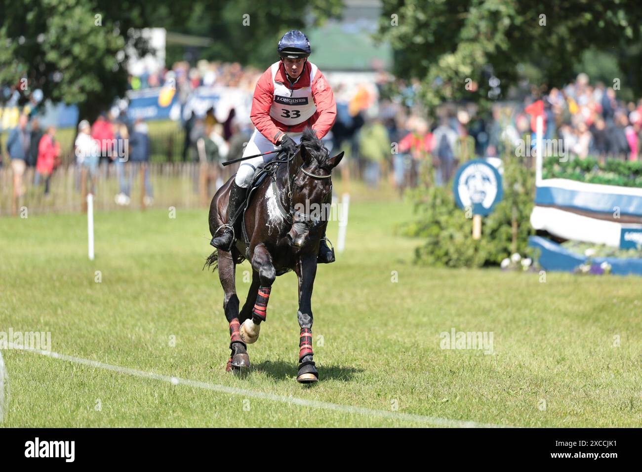 Luhmuhlen, Germany. 15th June 2024. David Doel of Great Britain with ...