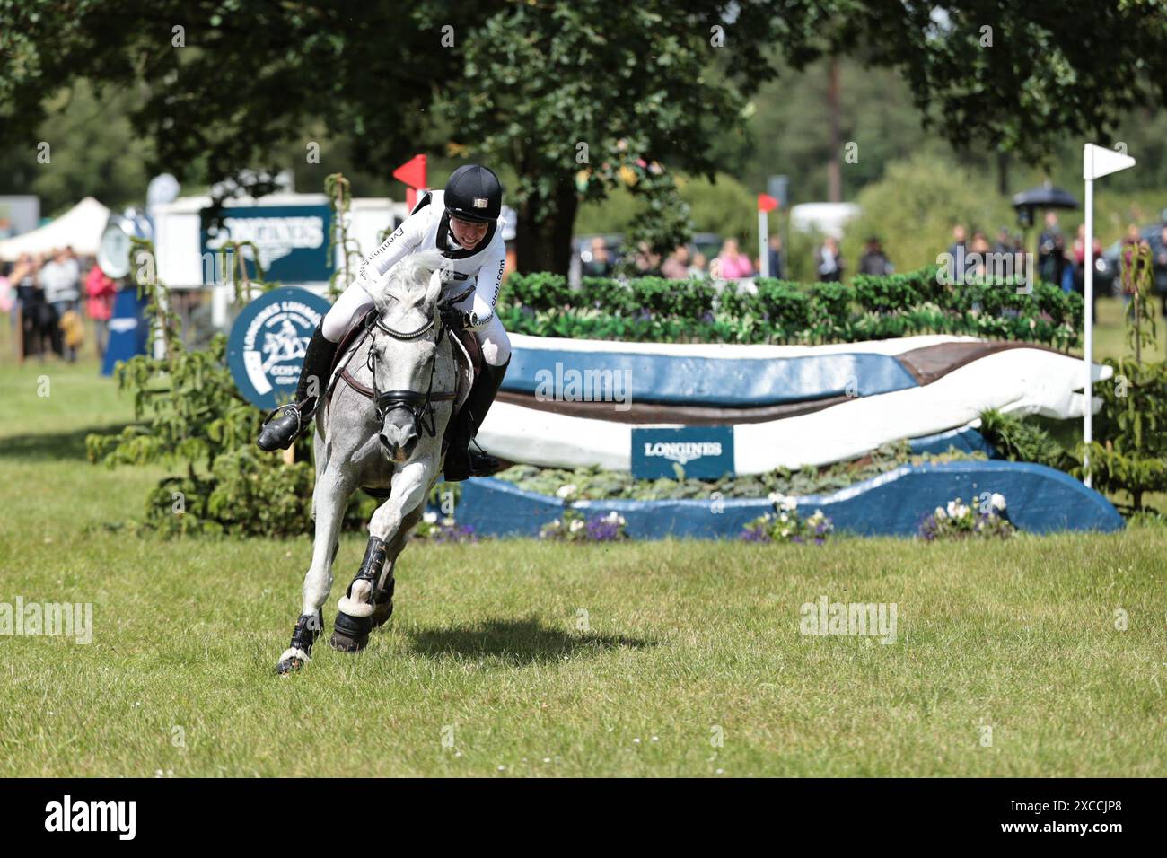 Luhmuhlen, Germany. 15th June 2024. Tine Magnus of Belgium with ...