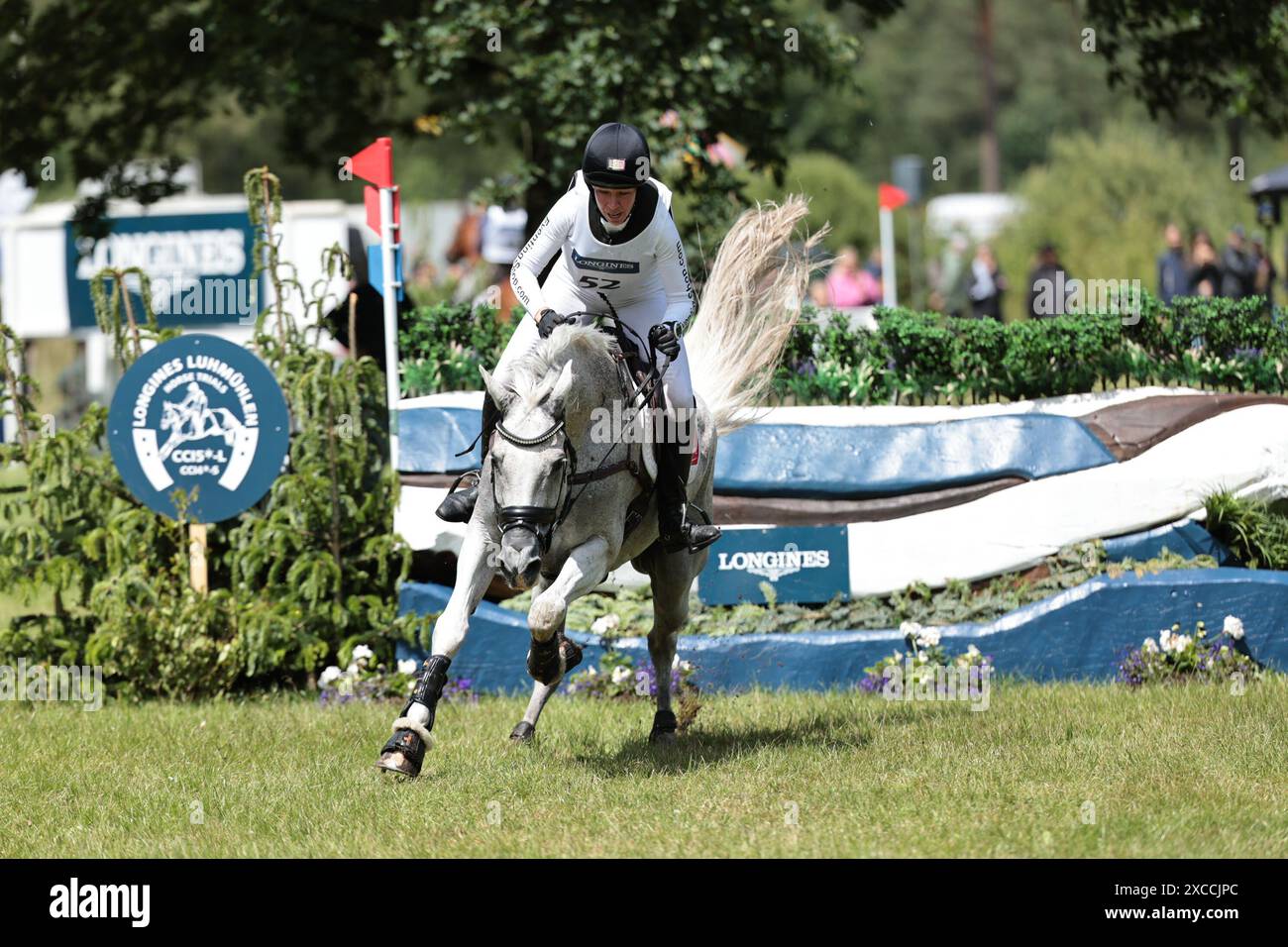 Luhmuhlen, Germany. 15th June 2024. Tine Magnus of Belgium with ...