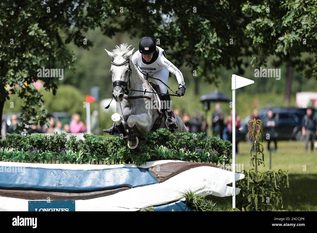 Luhmuhlen, Germany. 15th June 2024. Tine Magnus of Belgium with ...