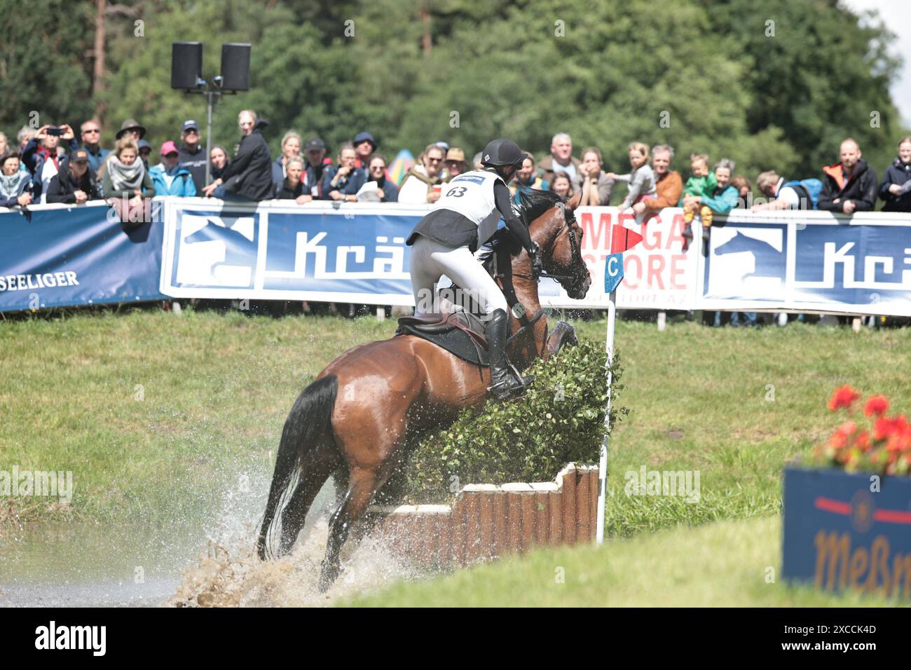 Johanna Marloh of Germany with Crazy Carlotta during the CCI4* cross ...