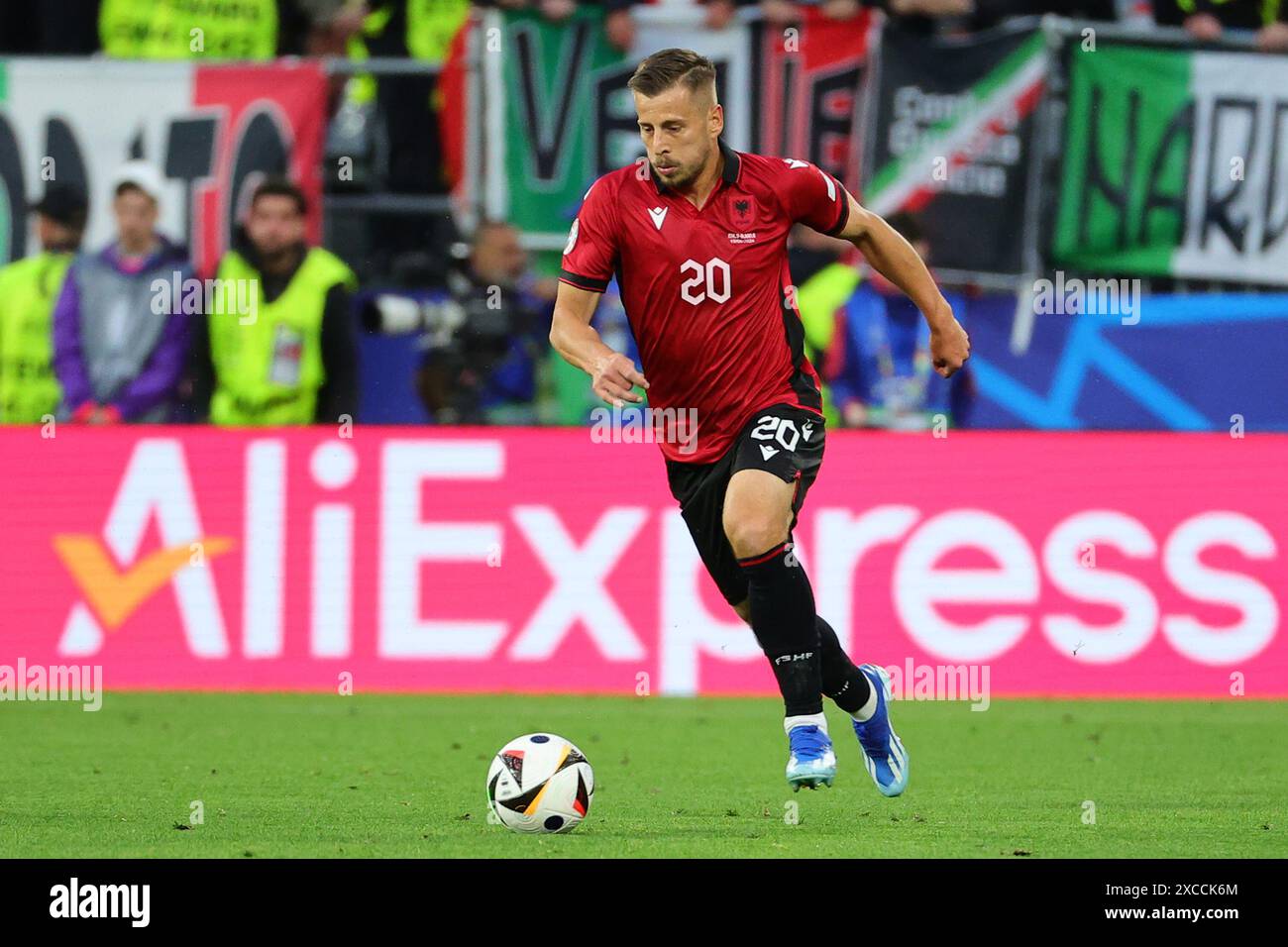 Ylber Ramadani of Albania during the Euro 2024 Group Stage B football ...