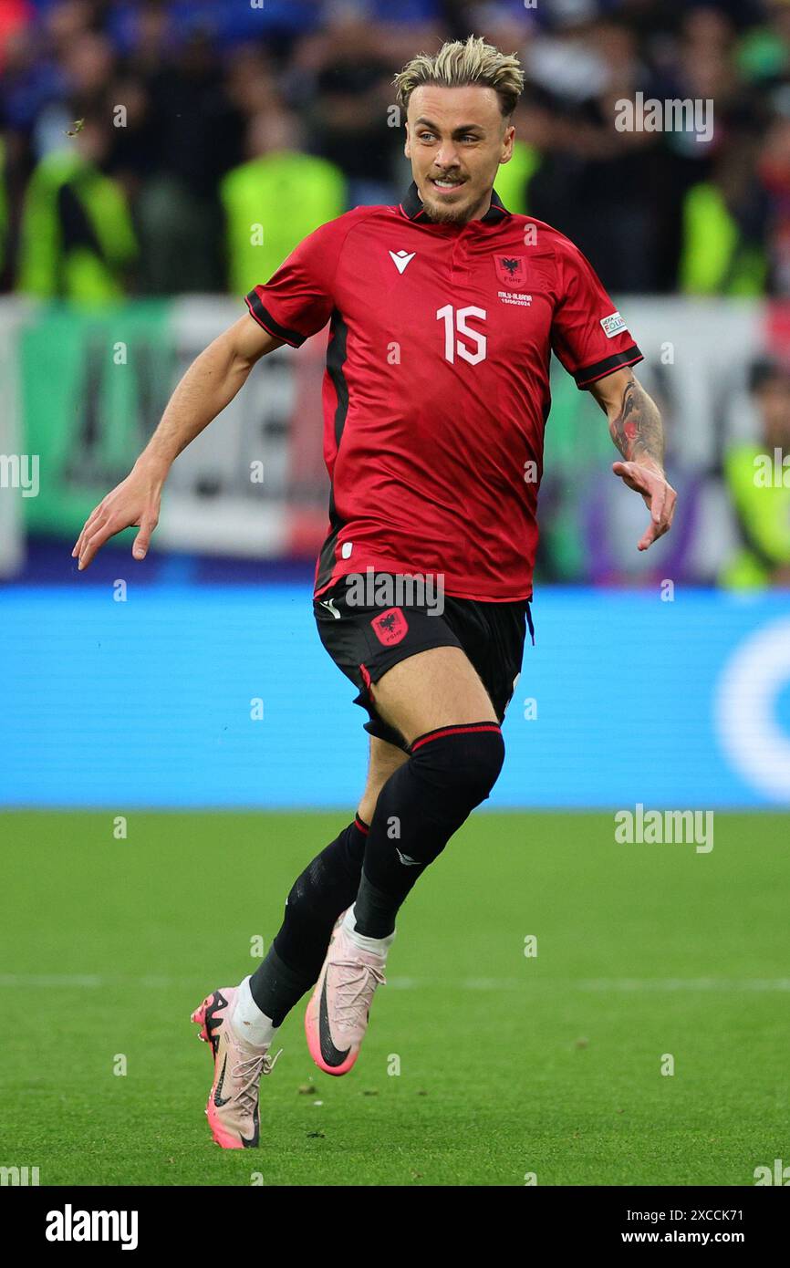Taulant Seferi of Albania during the Euro 2024 Group Stage B football ...