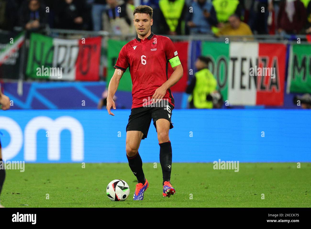 Berat Djimsiti of Albania during the Euro 2024 Group Stage B football ...