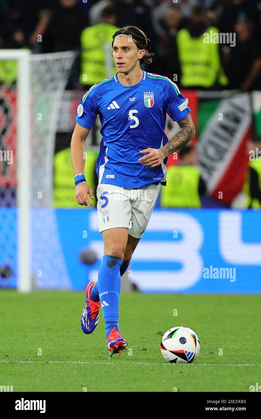 Riccardo Calafiori of Italy during the Euro 2024 Group Stage B football ...