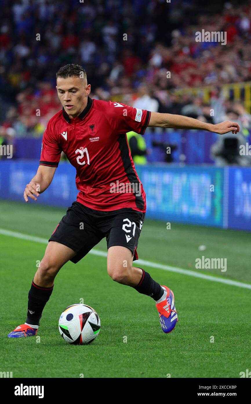 Kristjan Asllani of Albania during the Euro 2024 Group Stage B football ...