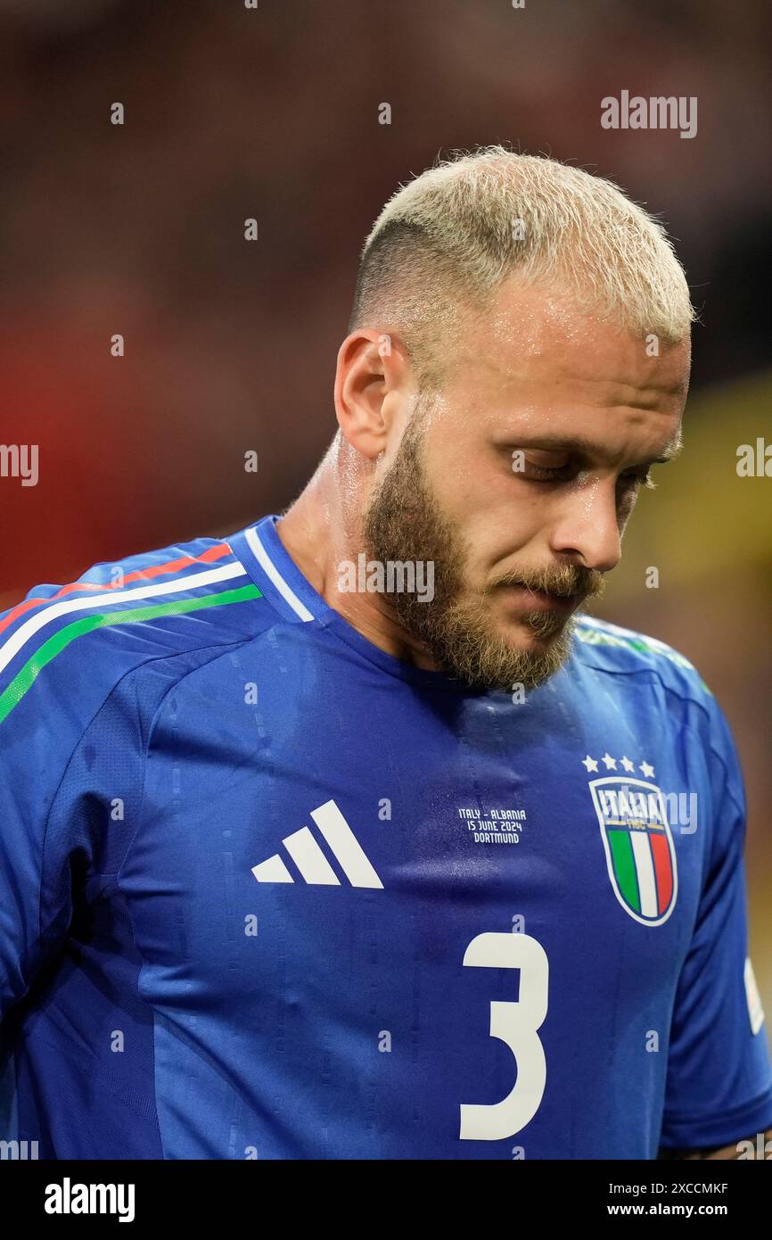 Dortmund, Germania. 16th June, 2024. Italy's Federico Dimarco during ...