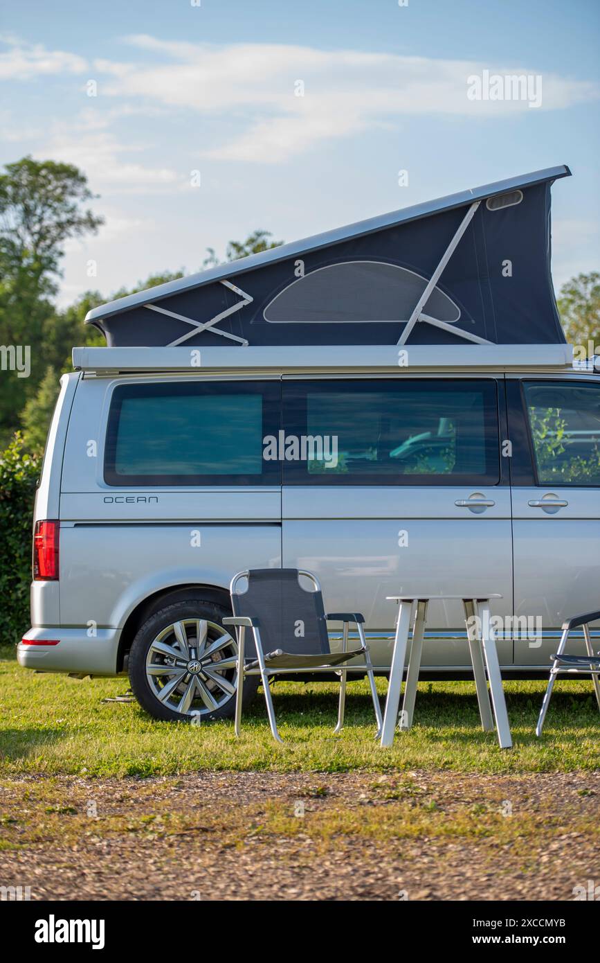 the new VW Camper Bulli California Ocean. This modern, versatile camper ...