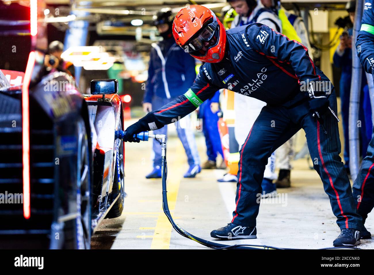 Le Mans, France. 16th June, 2024. 311 DERANI Luis Felipe (bra), AITKEN Jack (gbr), DRUGOVICH ...