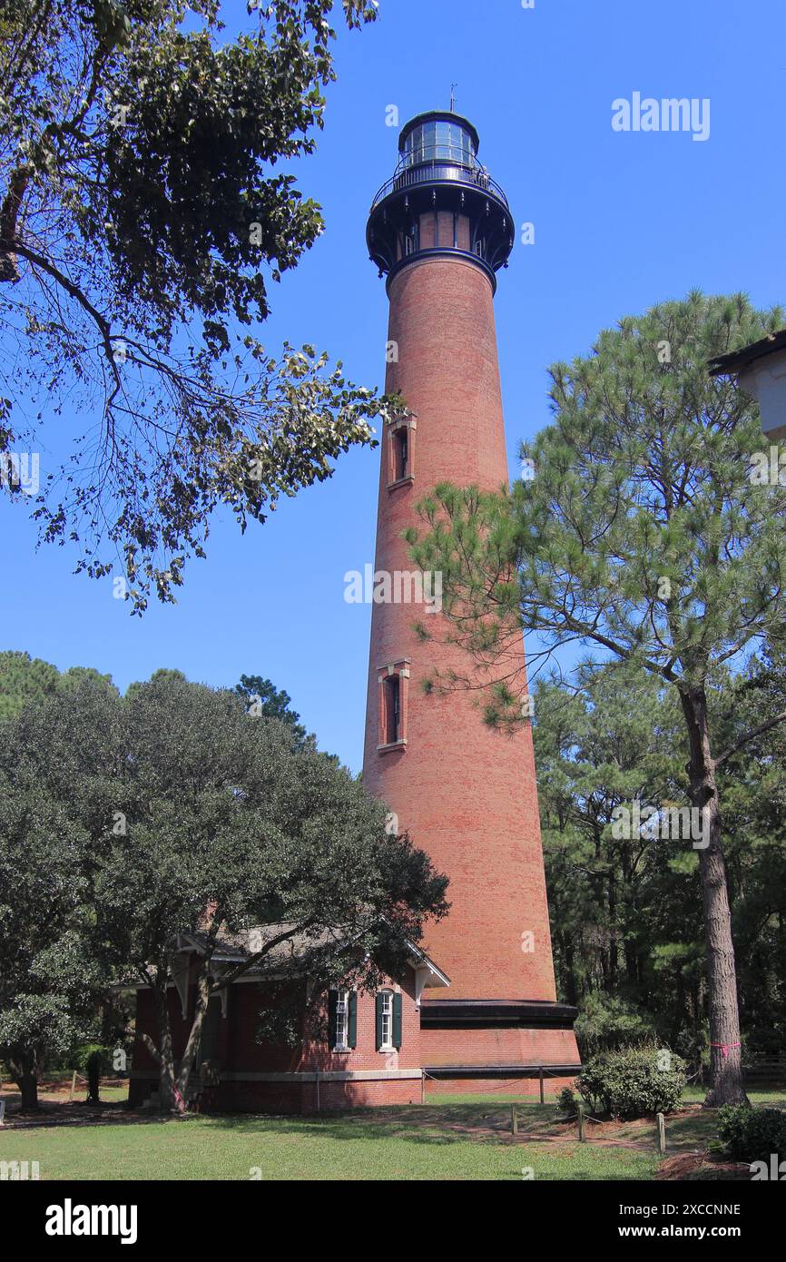 Corolla Lighthouse in Currituck County North Carolina Stock Photo - Alamy