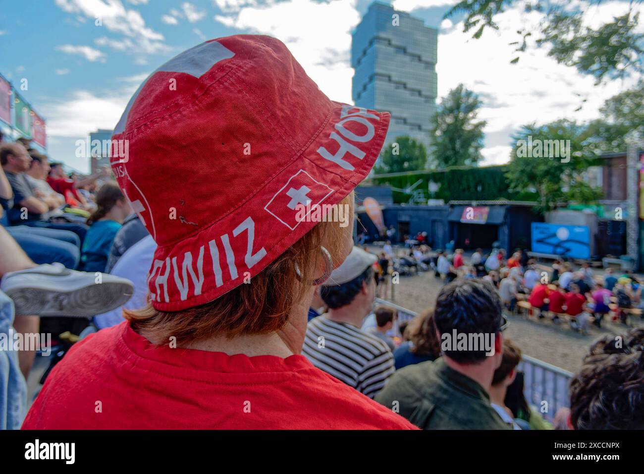 Fußball Europameisterschaft 2024, EM 2024, public viewing, Fußballfans ...