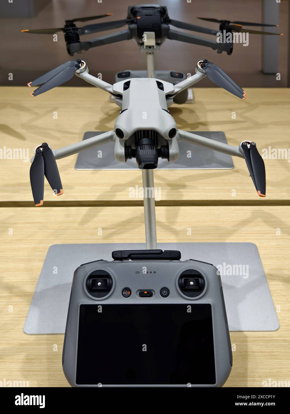 Modern drone for video and photo in the light store Stock Photo - Alamy