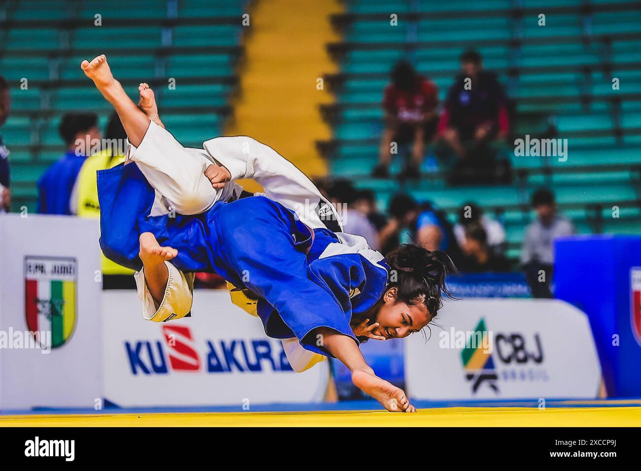 Curitiba, Brazil. 15th June, 2024. Athletes during the Brazilian ...