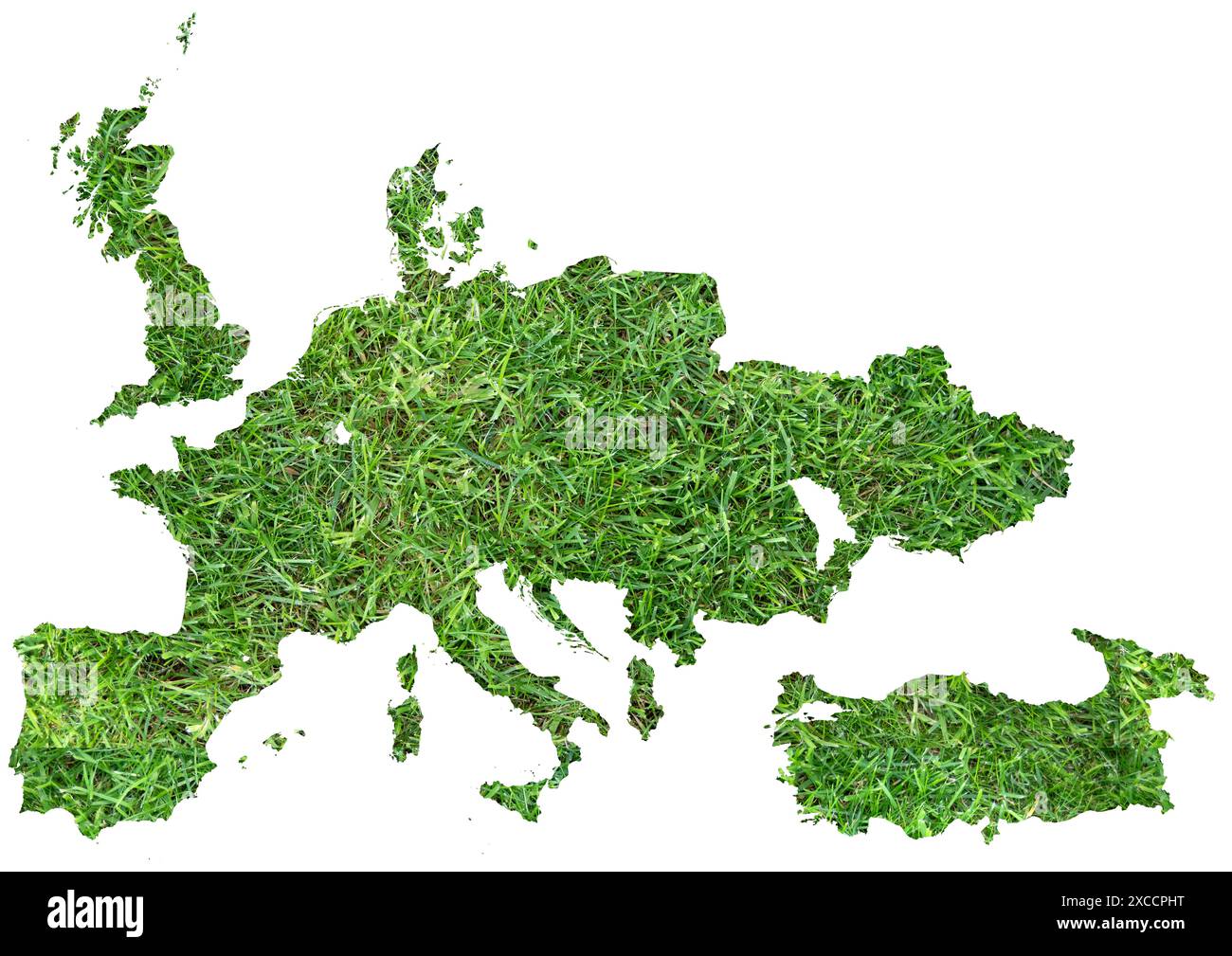 Map of Europe showing the countries of the European Football ...