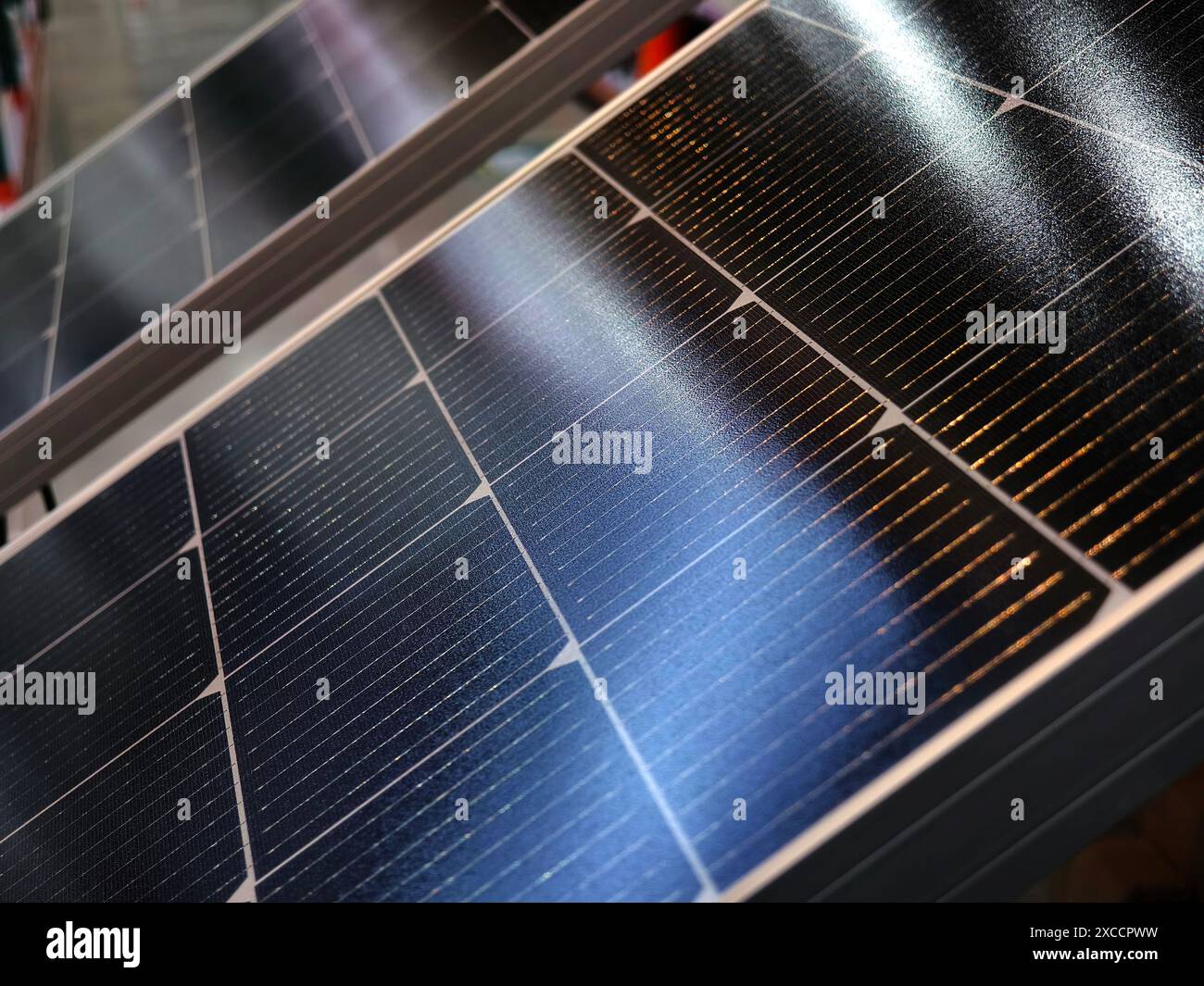 Solar panel with composites and gas tech for sunlight penetration Stock ...