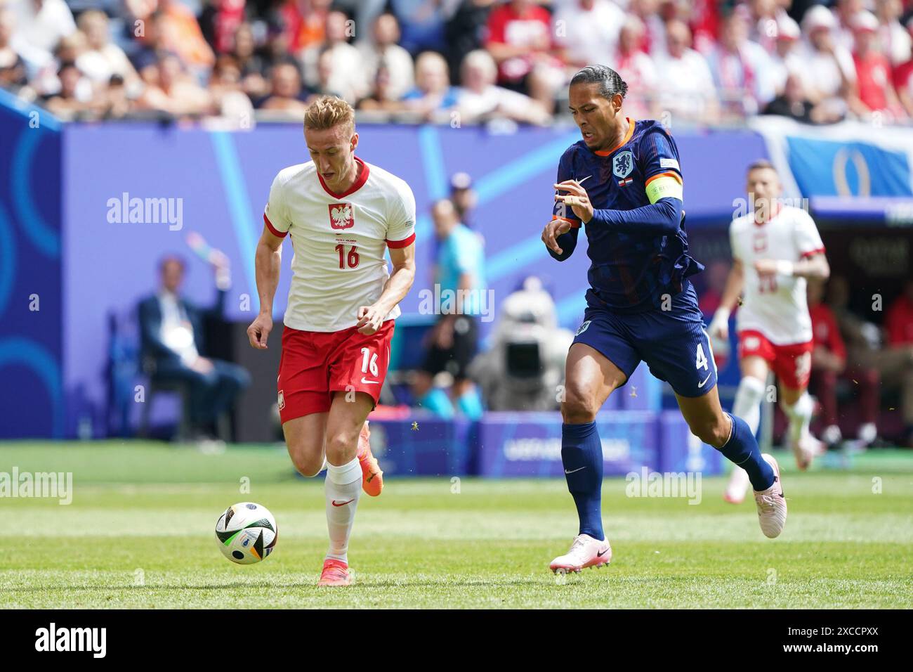 HAMBURG, GERMANY - JUNE 16: during the UEFA EURO 2024 Group D match ...