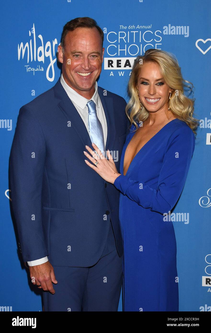 Los Angeles, Ca. 15th June, 2024. Matt Iseman and Britton All at the Sixth Annual Critics Choice ...