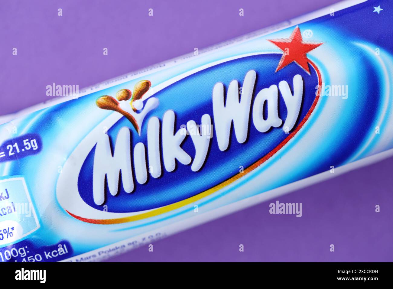 KYIV, UKRAINE - APRIL 20, 2024 Milky Way or MilkyWay small chocolate ...