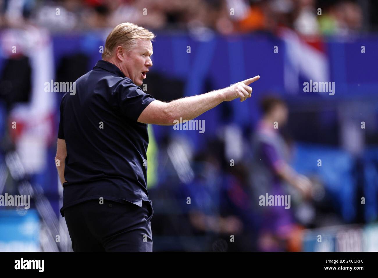 HAMBURG - Holland coach Ronald Koeman during the UEFA EURO 2024 group D ...