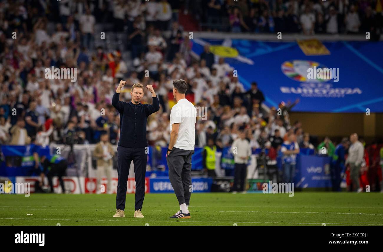 Munich, Germany. 14th Jun 2024. Trainer Julian Nagelsmann (Deutschland ...
