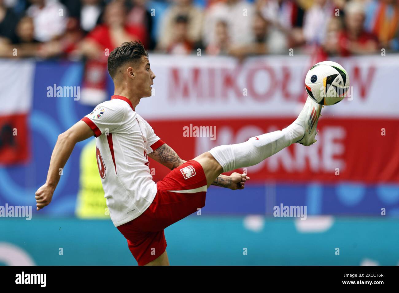 HAMBURG - Kacper Urbanski of Poland during the UEFA EURO 2024 group D ...