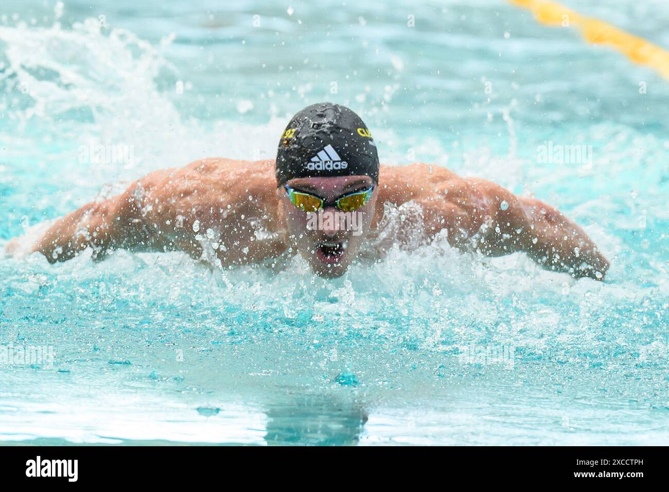 Maxime Grousset competes during the Swimming French National ...