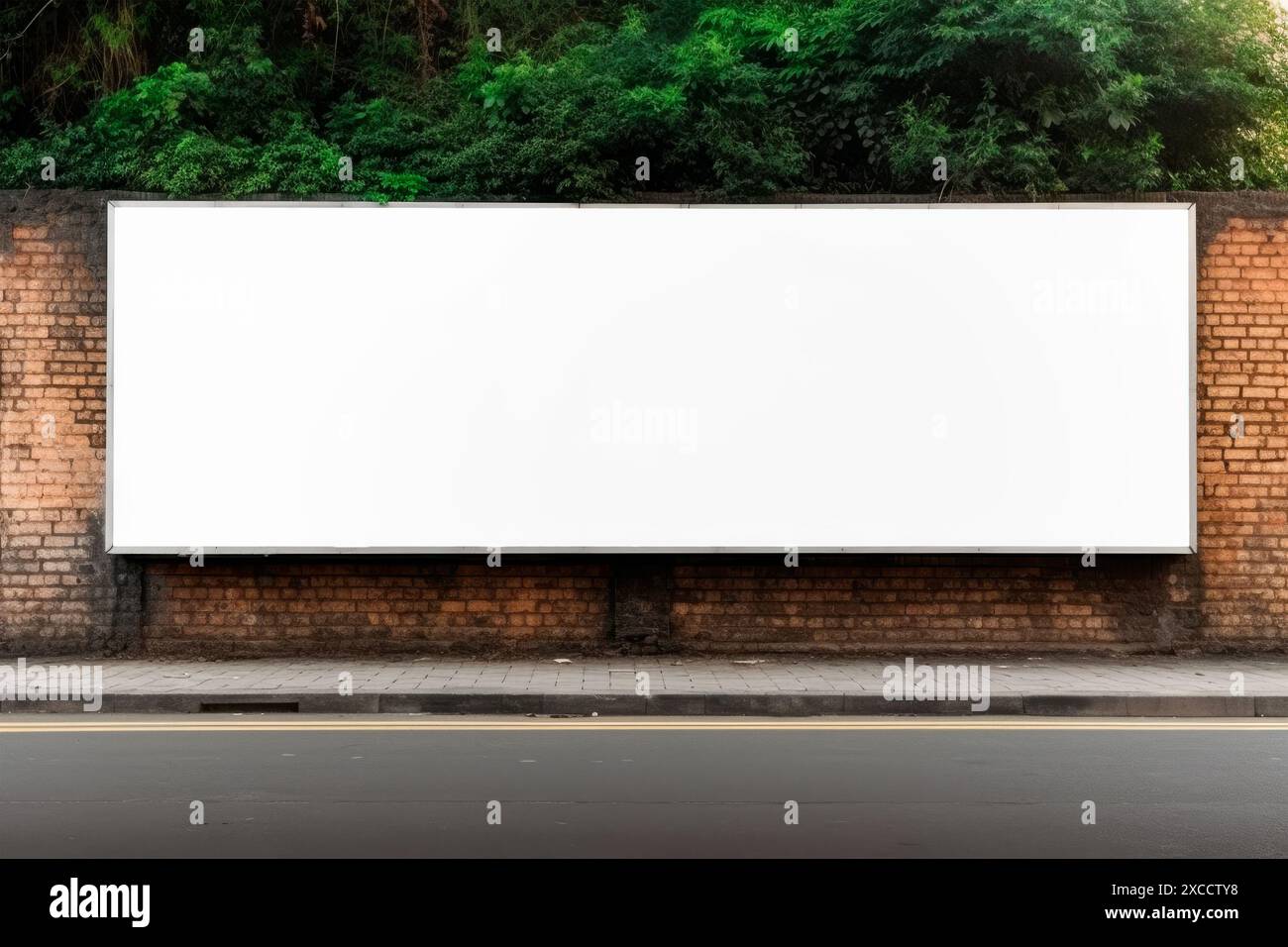 Advertising Outdoor Billboard Poster Mockup Stock Photo - Alamy