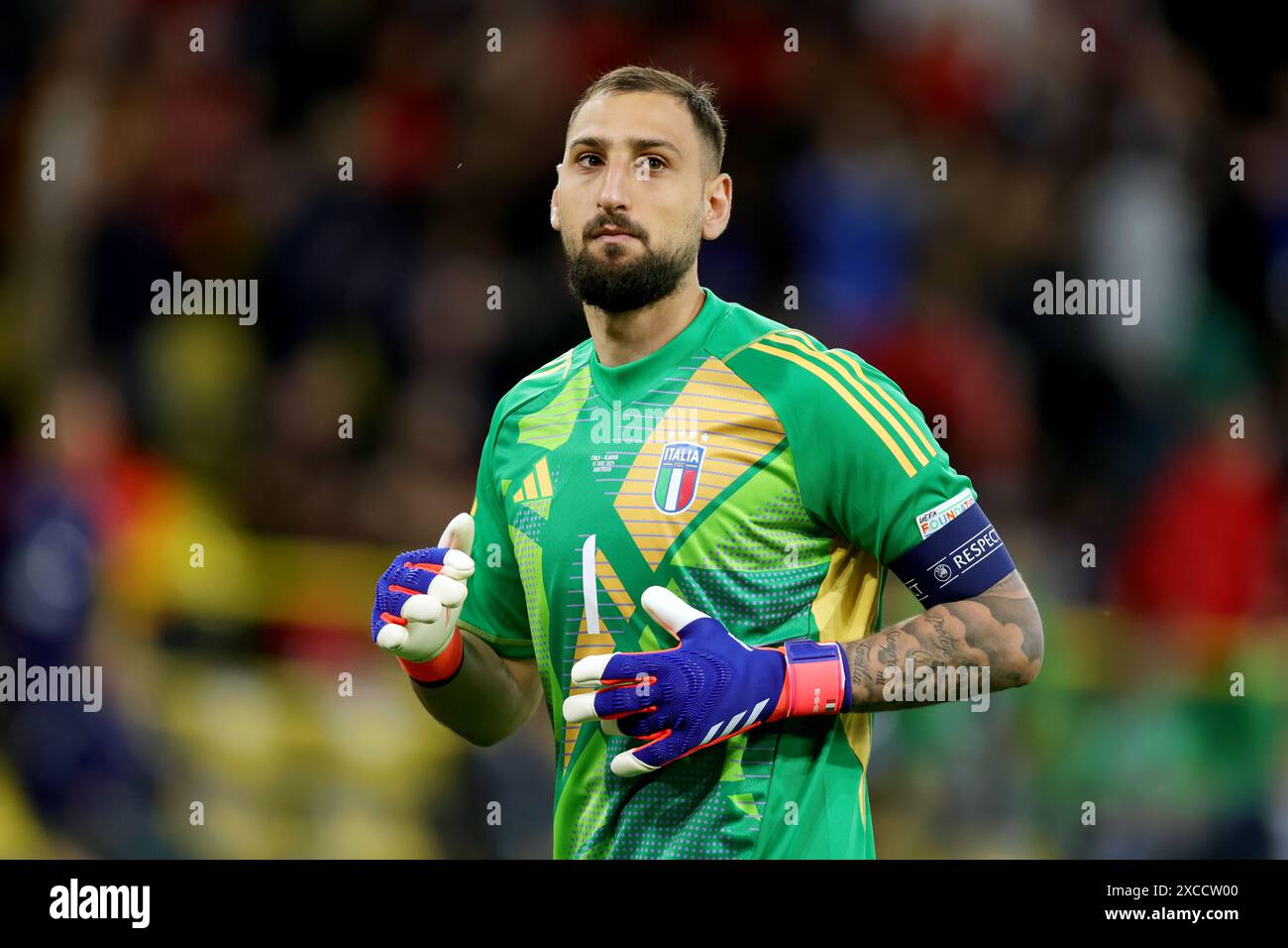 DORTMUND, GERMANY - JUNE 15: Gianluigi Donnarumma of Italy during the ... DORTMUND, GERMANY - JUNE 15: Gianluigi Donnarumma of Italy during the ...