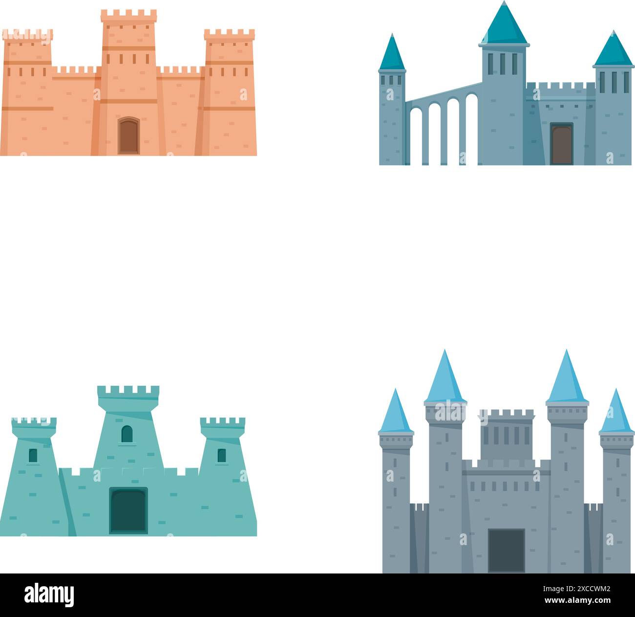 Enchanted storybook castle hi-res stock photography and images - Alamy