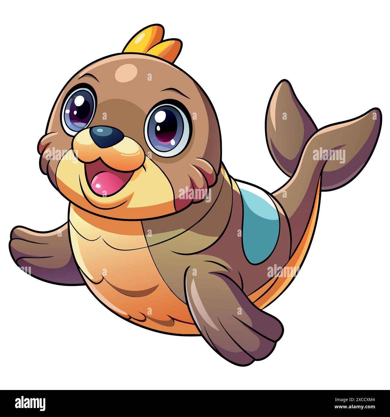 Australian seal Cut Out Stock Images & Pictures - Alamy