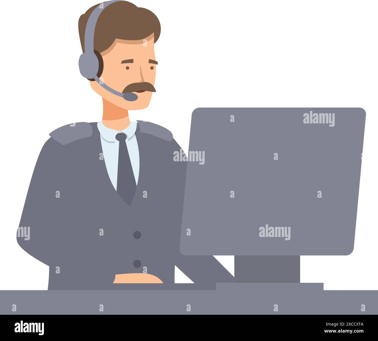 Man using computer mouse Cut Out Stock Images & Pictures - Alamy