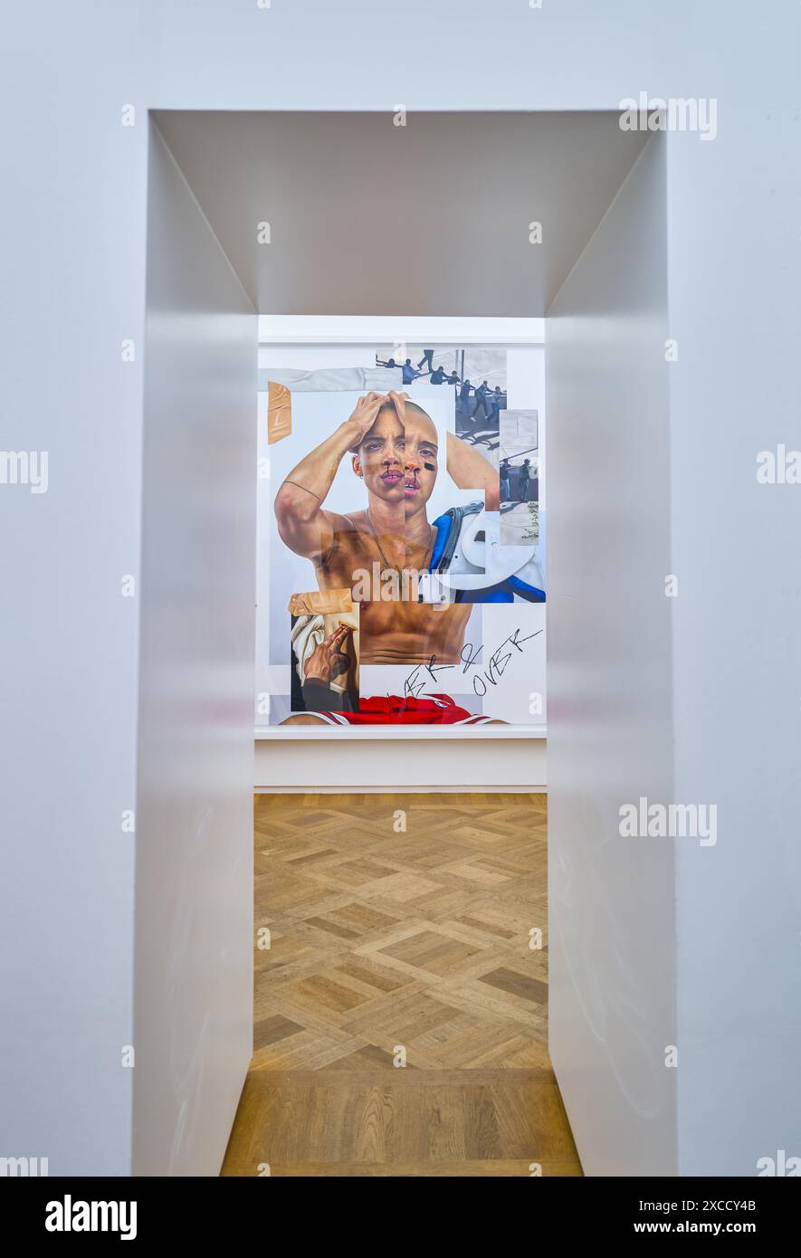 Amsterdam,Holland - August 12, 2023: A contemporary art work in the ...