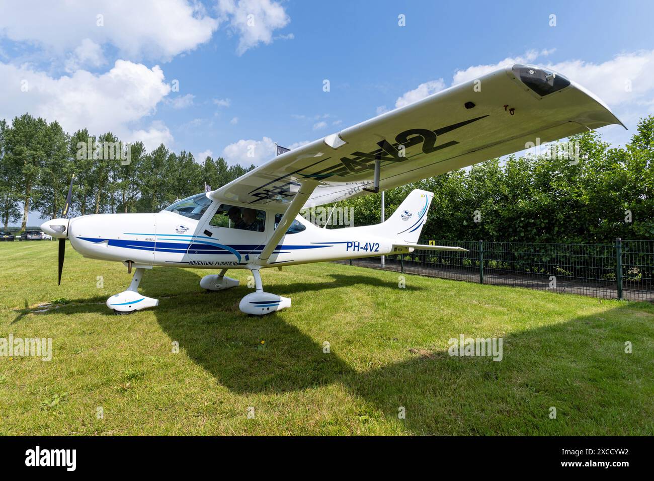 Adventure Flights TL Ultralight TL-3000 Sirius aircraft at Middenmeer airfield Stock Photo - Alamy