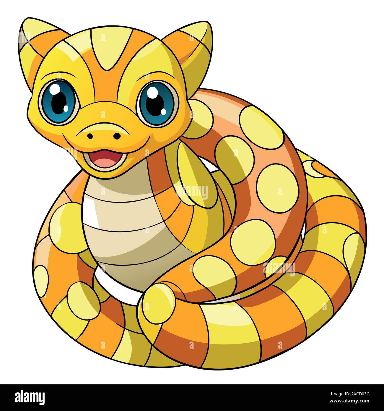 Ball python snake Stock Vector Images - Alamy