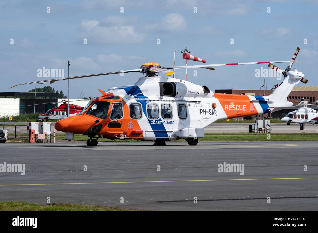 Netherlands Coastguard AgustaWestland AW189 with registration PH-SAR in ...