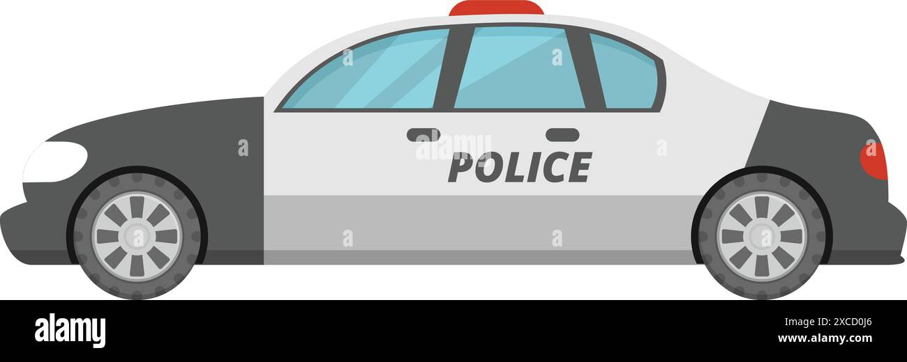 Police car on first Cut Out Stock Images & Pictures - Alamy