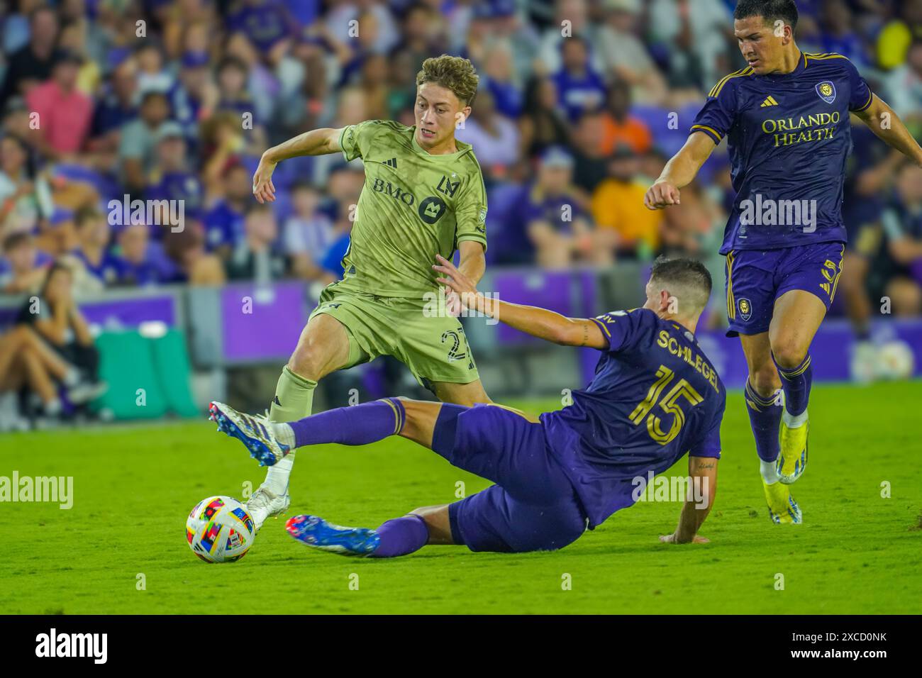 Orlando, Florida, USA, June 15, 2024, Orlando City SC player Rodrigo ...