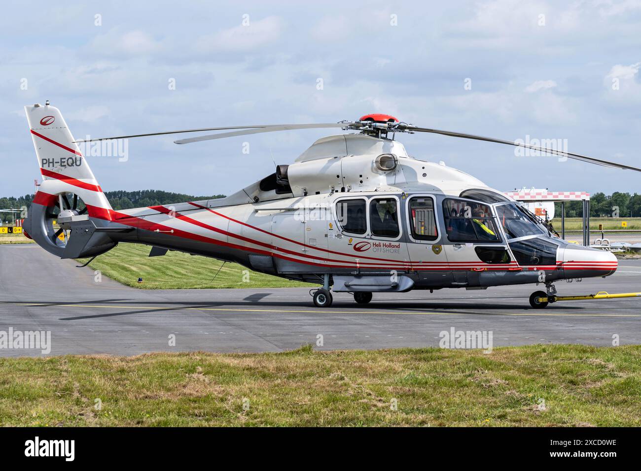 Heli Holland Eurocopter EC155 B1 with registration PH-EQU in Den Helder ...