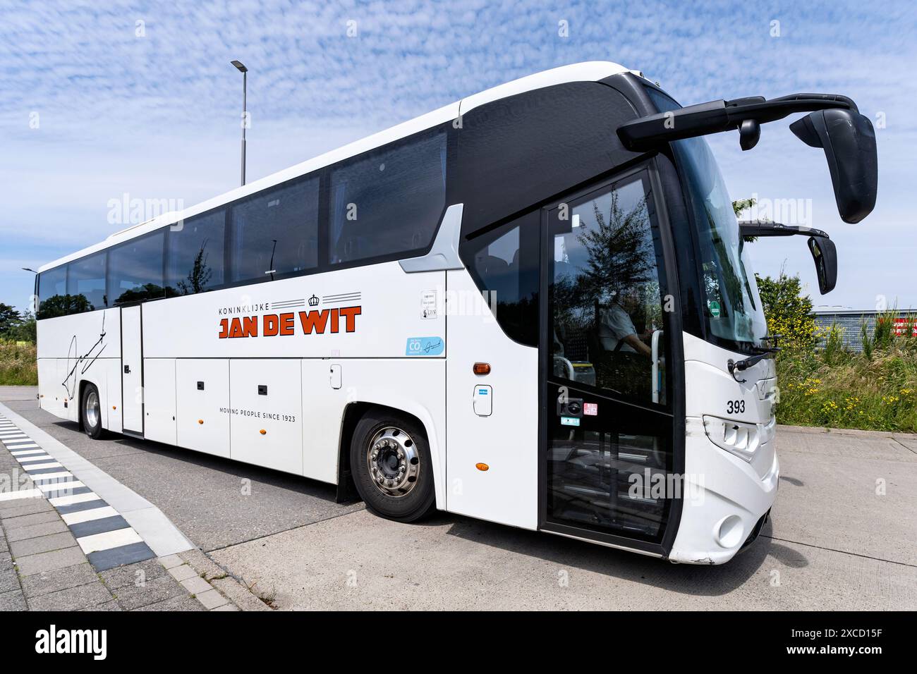 Jan de Wit Scania Interlink bus in Den Oever, Netherlands Stock Photo ...