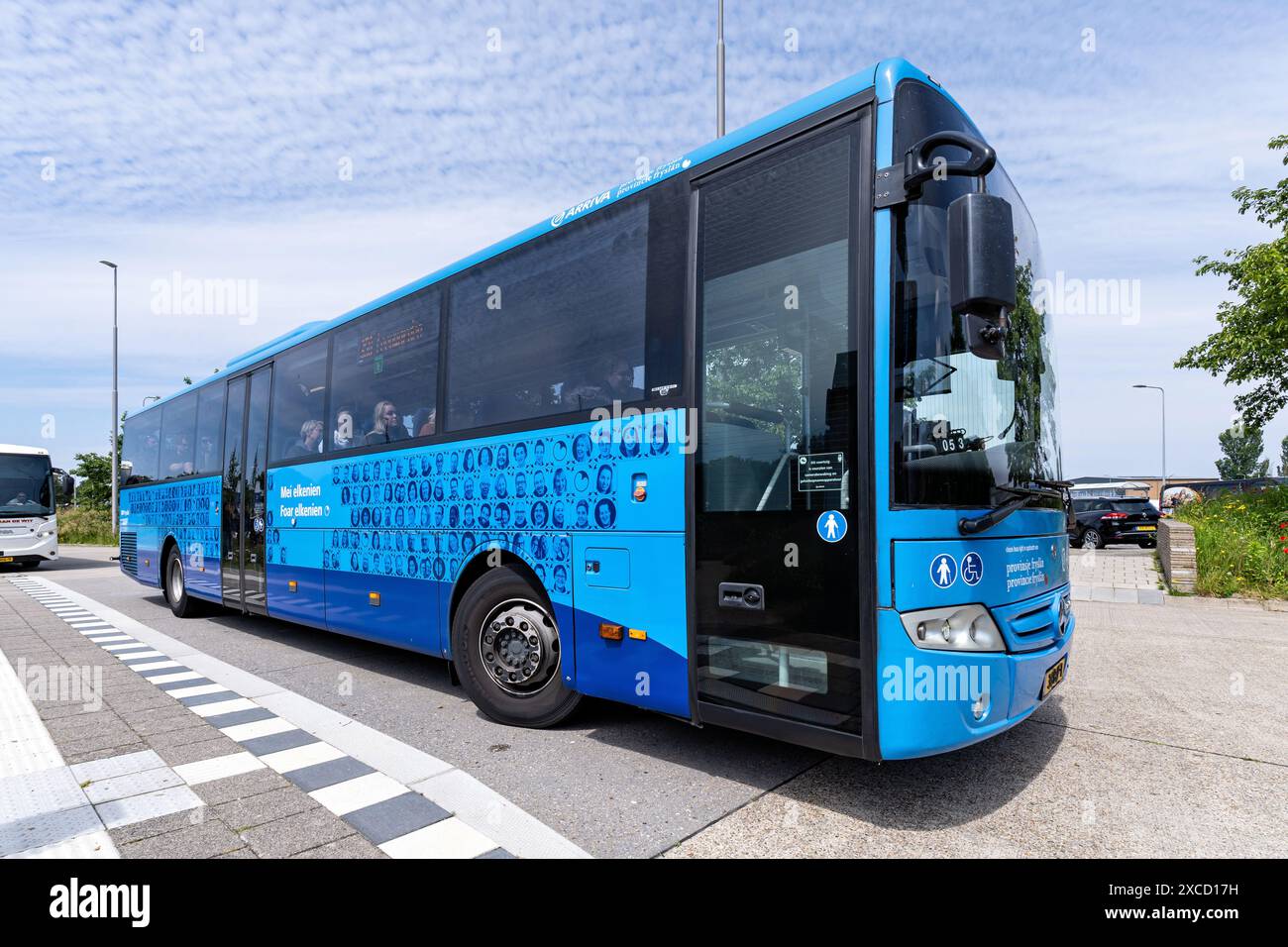 OV-Fryslan Mercedes-Benz Intouro bus in Den Oever, Netherlands Stock ...