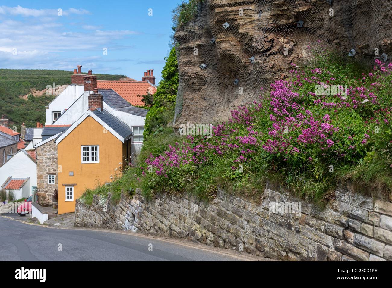 Staithes, a pretty fishing village on the North Yorkshire coast ...