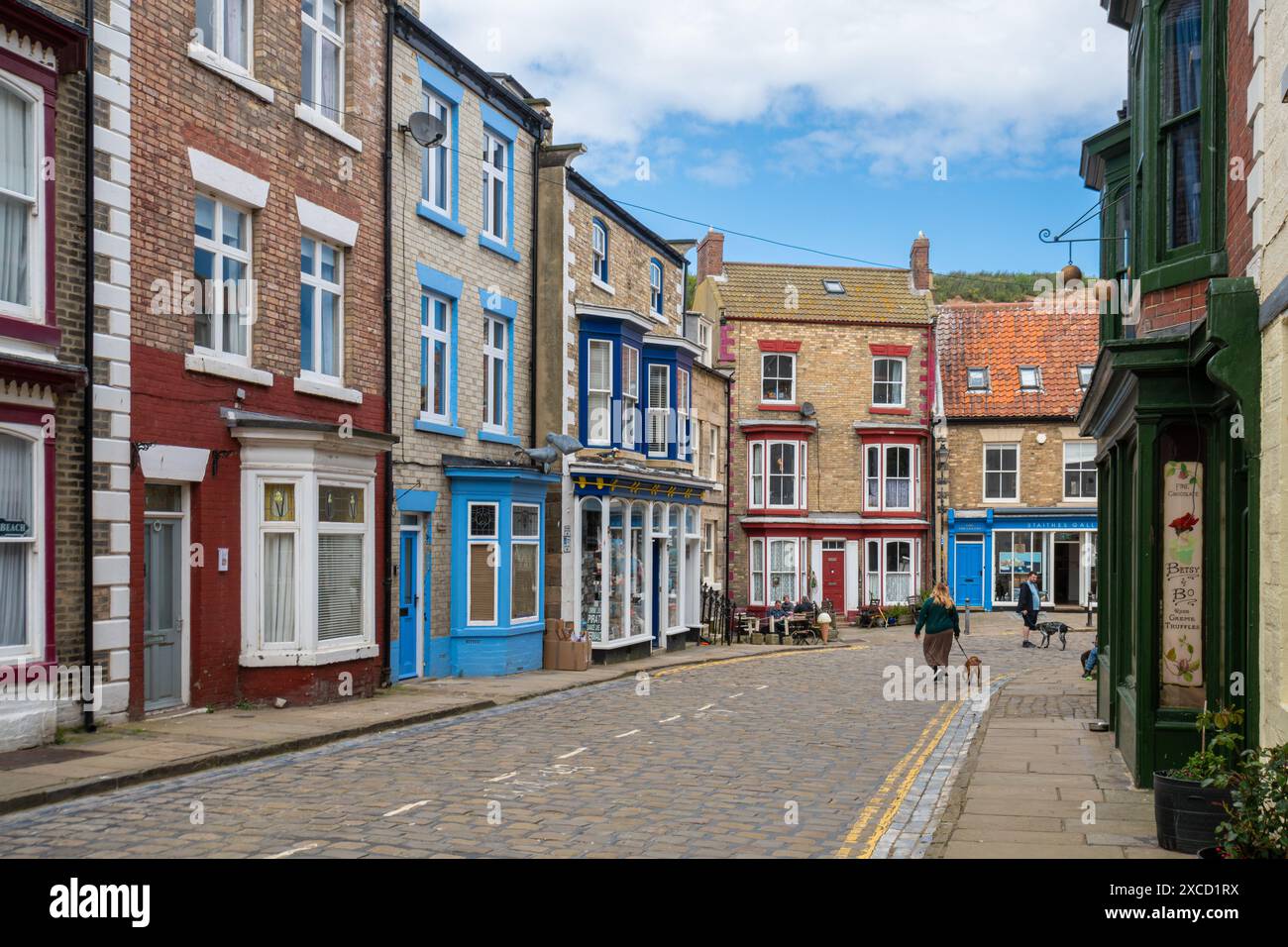 Staithes, a pretty fishing village on the North Yorkshire coast ...