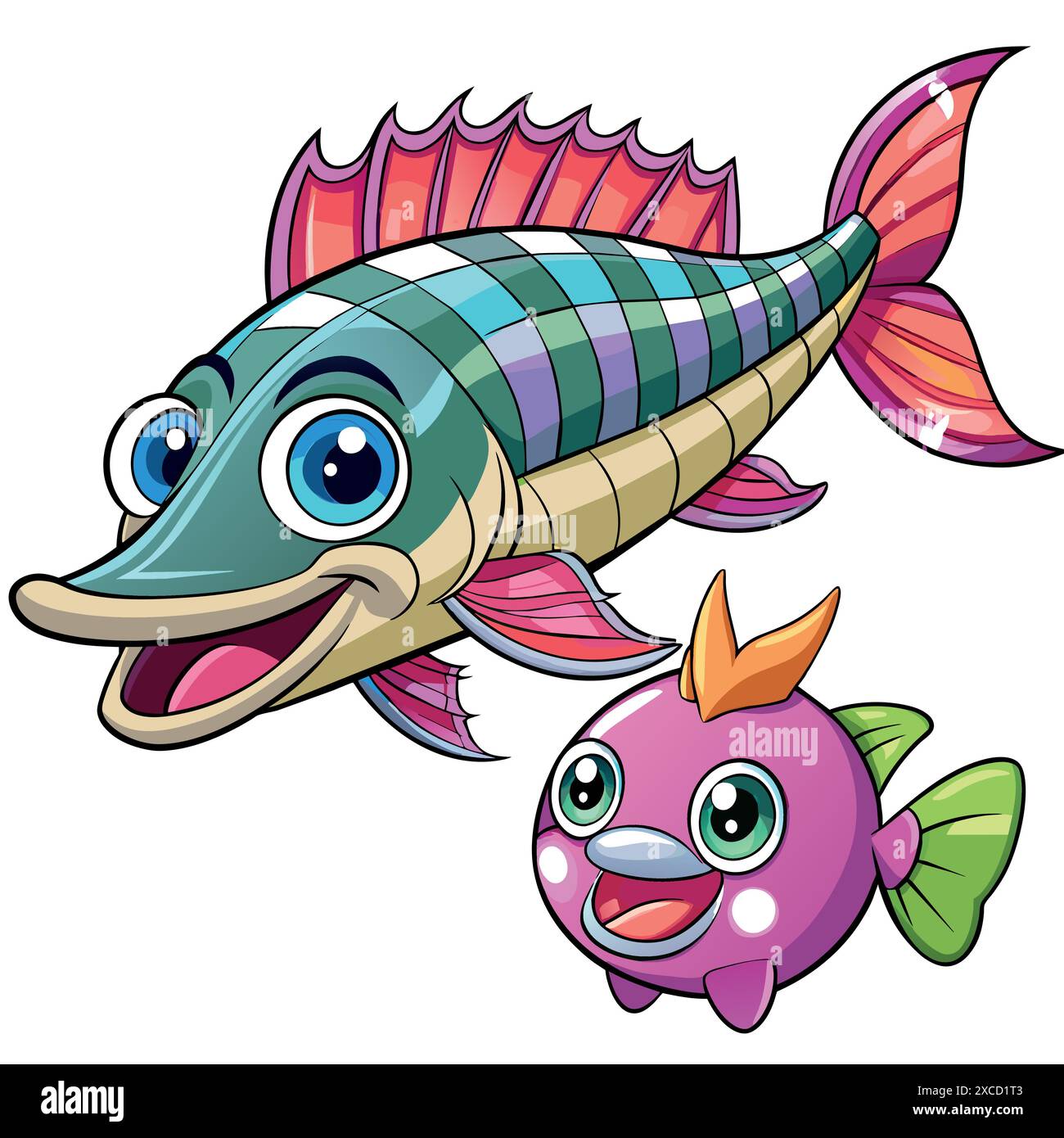 Barracuda fish vector clipart hi-res stock photography and images - Alamy